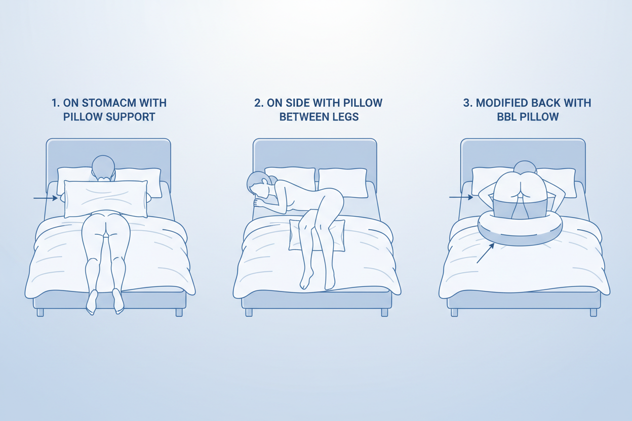 Best Sleeping Positions After a Brazilian Butt Lift – MY BOOTY PILLOW